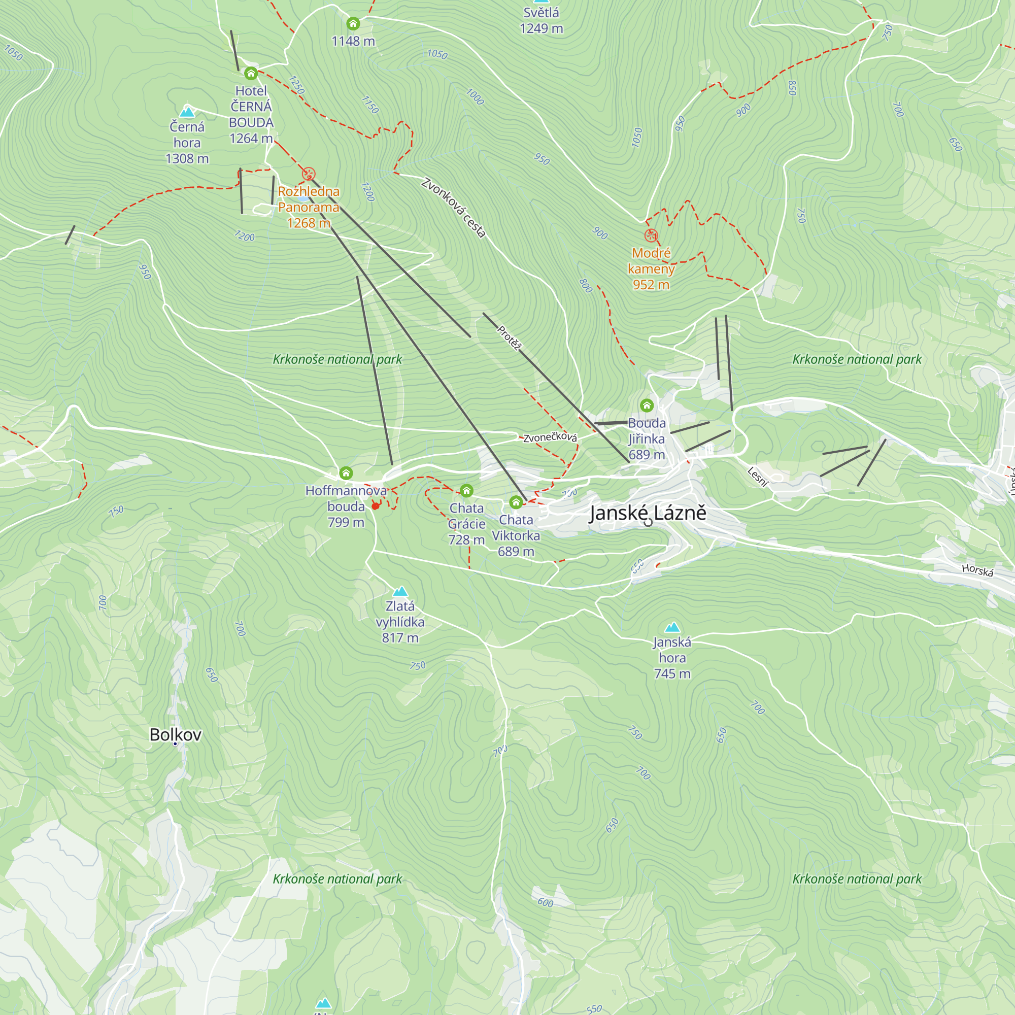 Chata Jestřáb (684 m) | Mountain Hut near Královéhradecký kraj